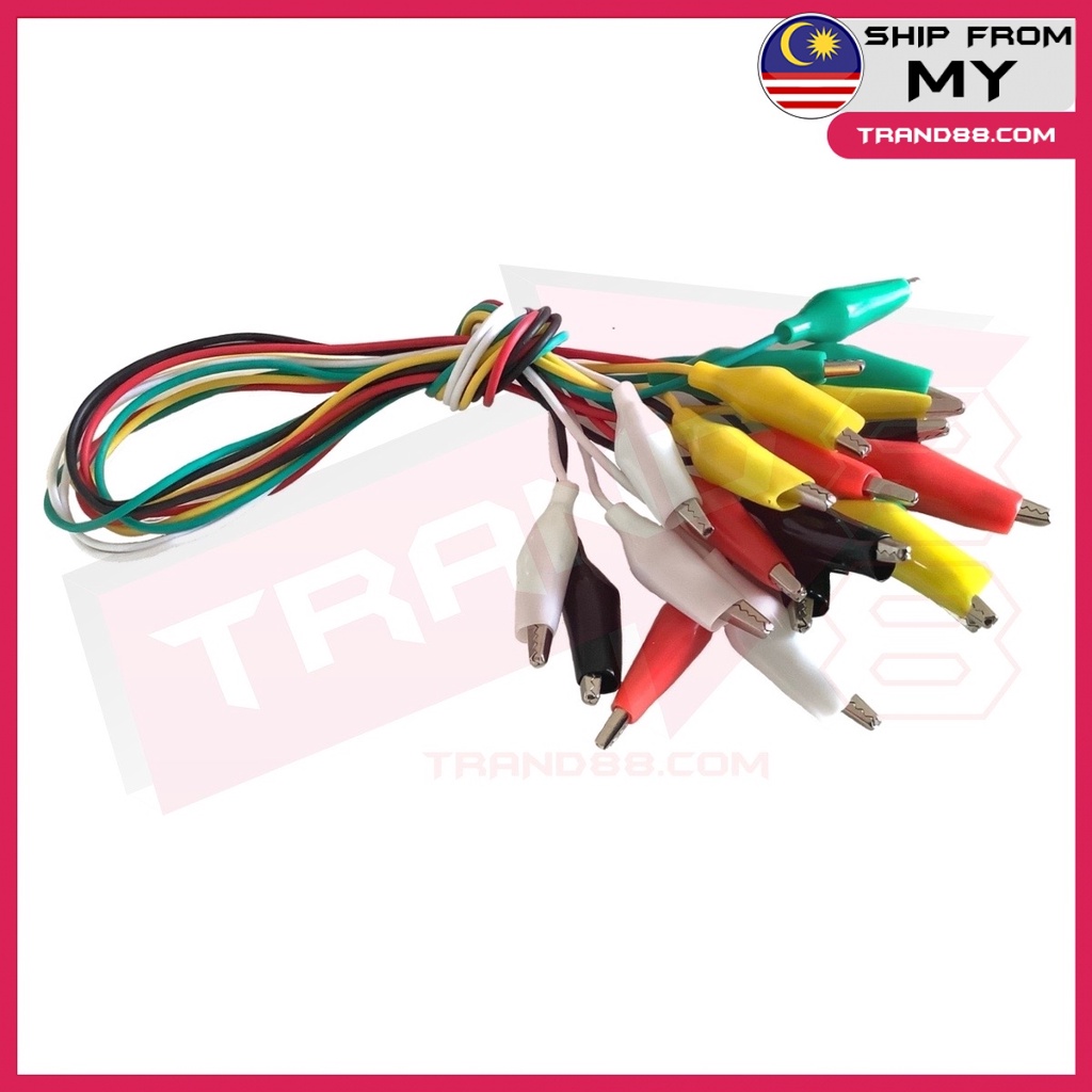 10 pcs Colourful Double Headed Crocodile Clip/Medium Alligator Clips ...