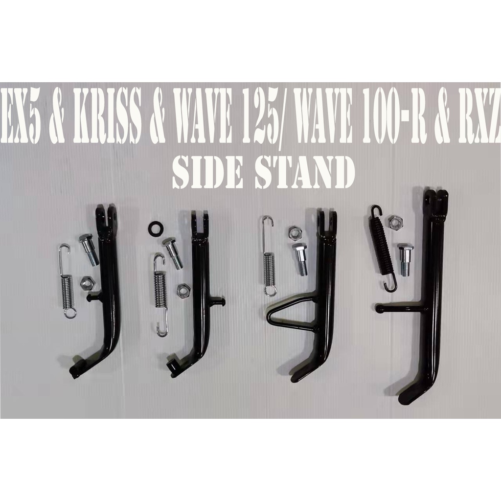 MOTORCYCLE SIDE STAND TONGKAT MOTOR KRISS110 RXZ EX5 WAVE125 WAVE100R ...