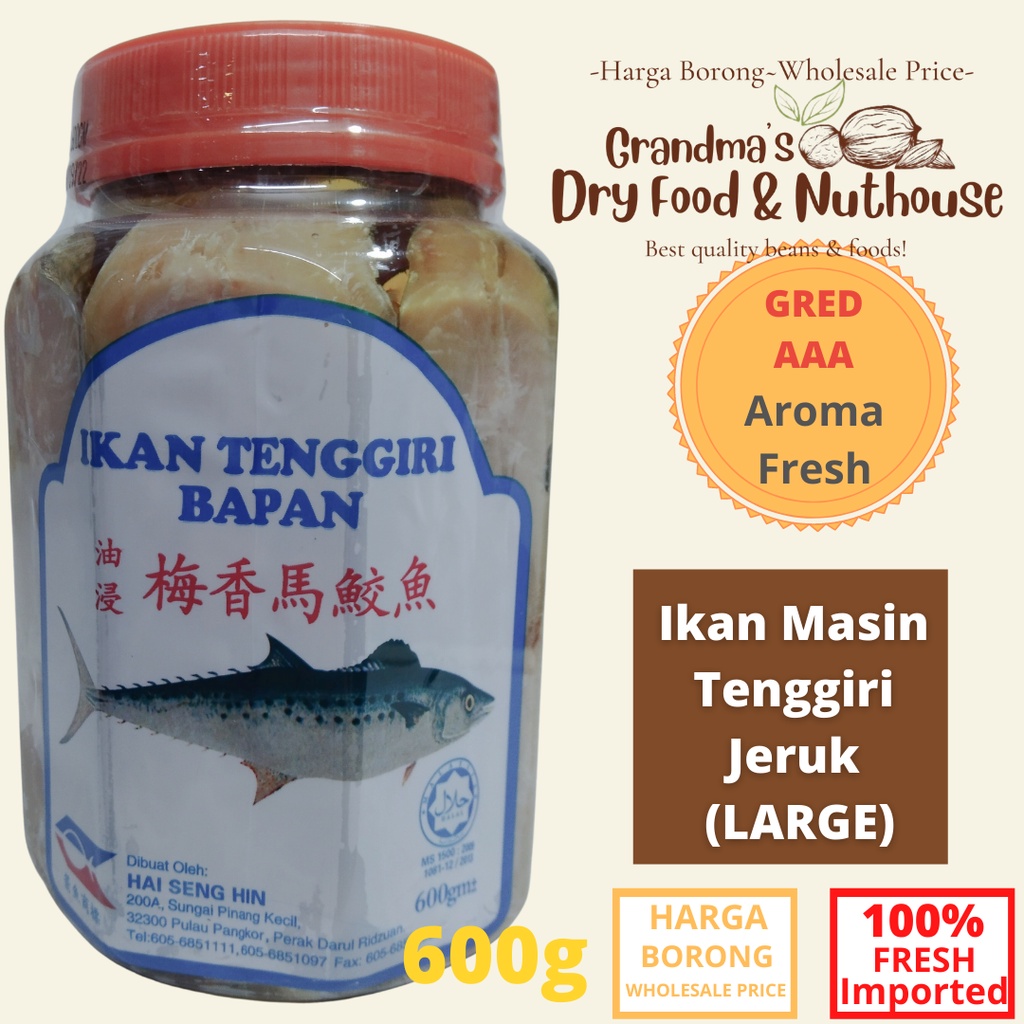 {Grand Opening} Ikan Masin Tenggiri Jeruk GRED A (L/S) | Salted ...