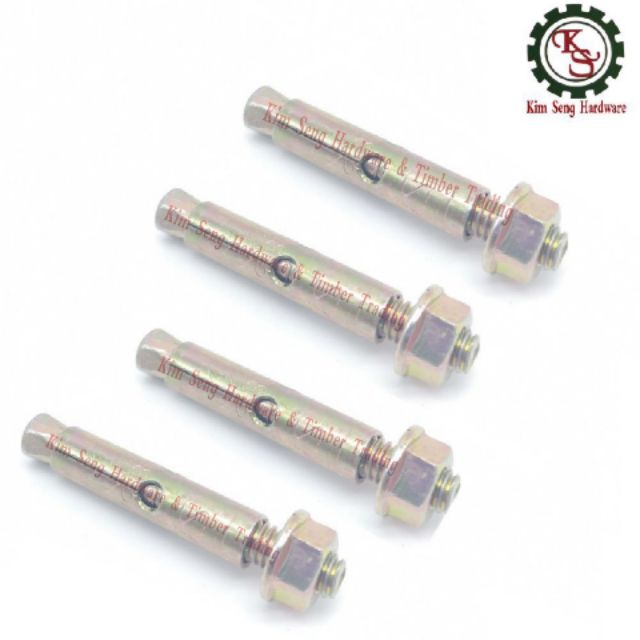 5/16” x 2 3/8” Sleeve PJ Anchor Expansion Bolt Iron Wall Plug | Shopee ...
