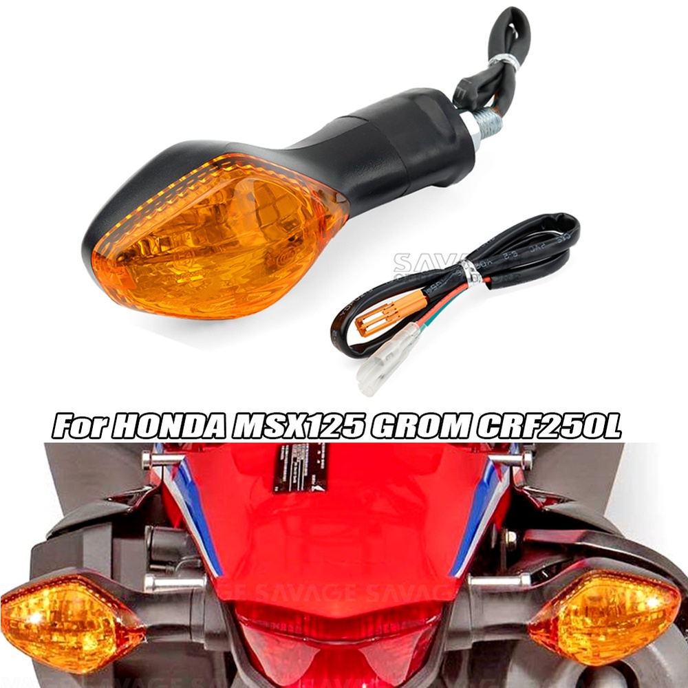 Rear Turn Signals For HONDA MSX125 GROM CRF250L Motorcycle Accessories ...