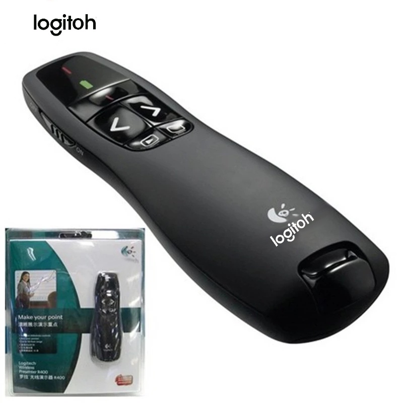 JSHFEI USB Wireless Presenter Red Laser Pointer PPT Remote Control Pointer pen for PowerPoint ...