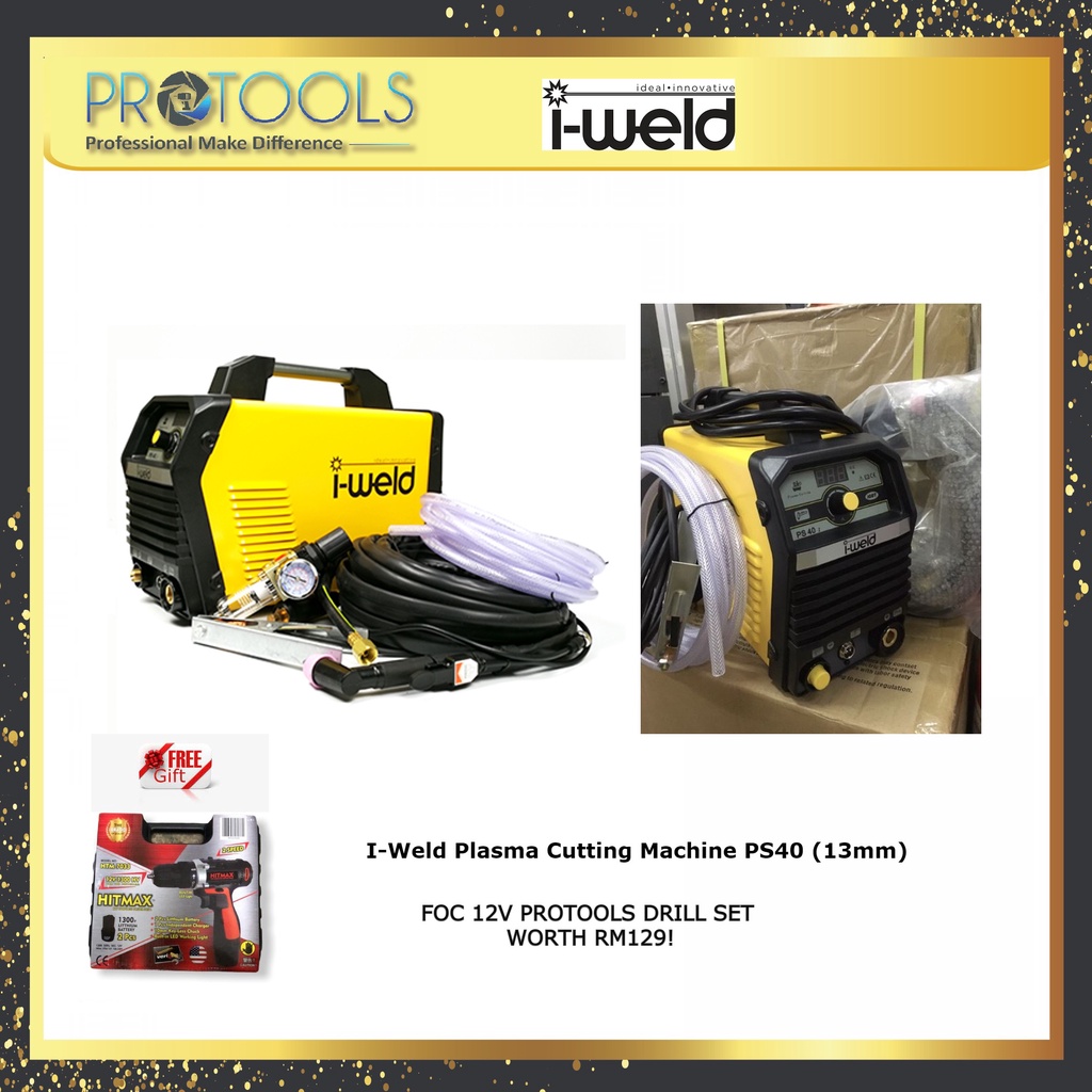 I-Weld Plasma Cutting Machine PS40 (13mm) | Shopee Malaysia