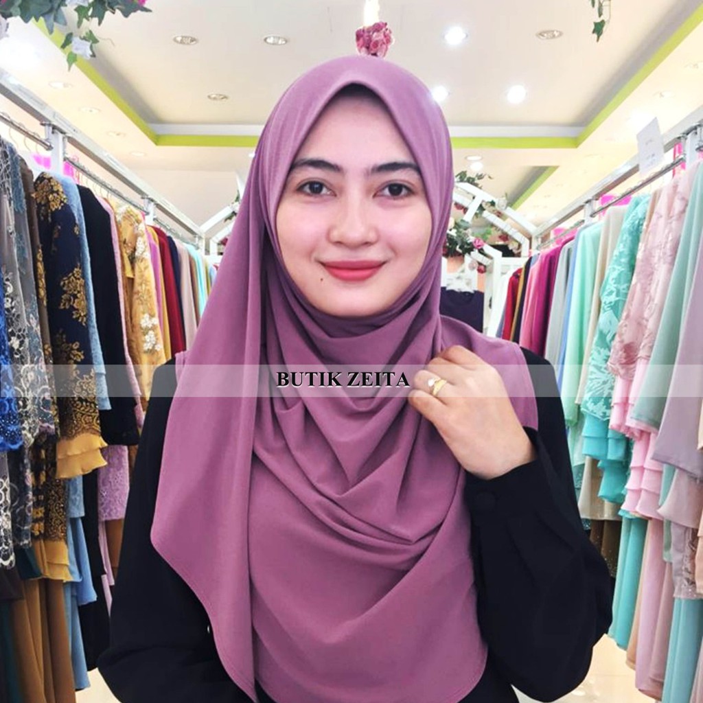 ⚡️FAST SELLING⚡️TUDUNG JUNTAI, INSTANT SHAWL, 2 GAYA, IRONLESS, EASY ...