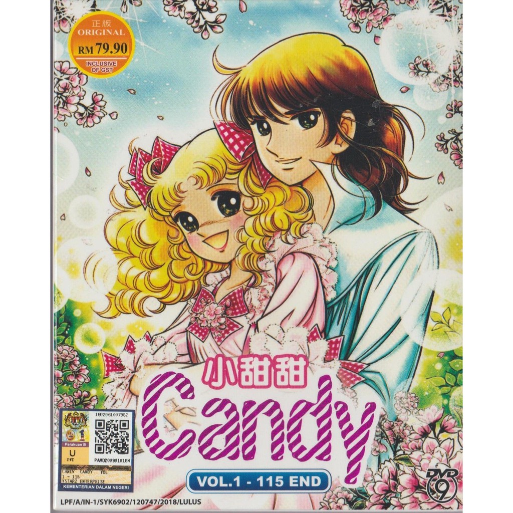 Anime DVD Candy Candy Vol.1-115 End | Shopee Malaysia