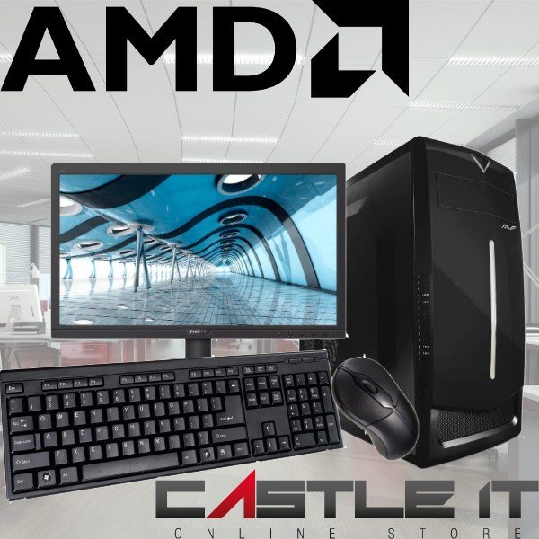 NEW Full Set Budget Office PC Desktop AMD Athlon 3000G / Ryzen 3 ...