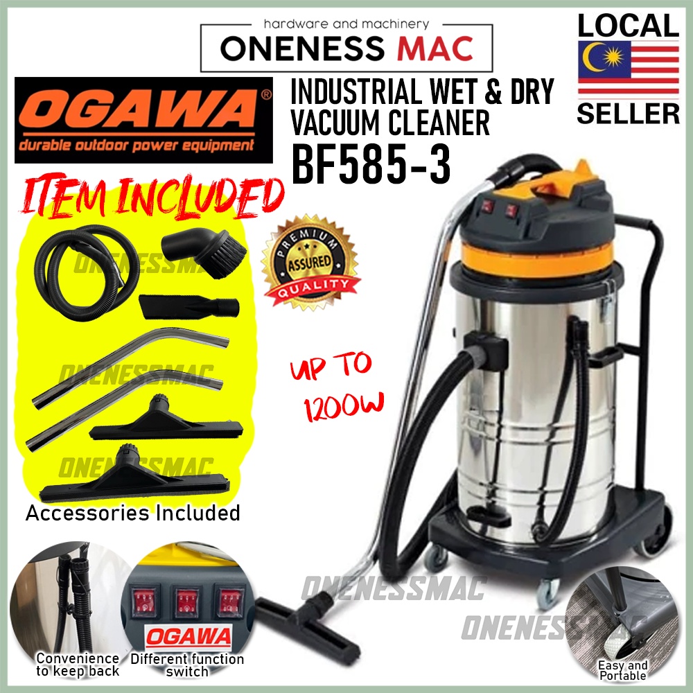 ''OGAWA'' INDUSTRIAL WET & DRY VACUUM CLEANER BF585-3 | Shopee Malaysia