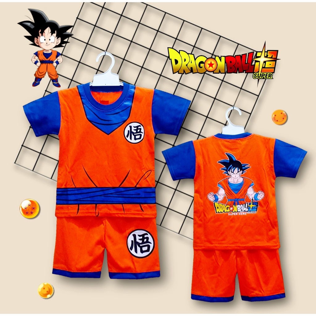 Boys' SET DRAGON BALL CLOTHES 1-10 YEARS/CHILDREN'S DRAGON BALL COSTUME ...