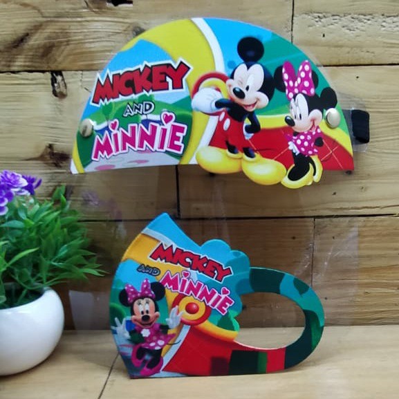 Children's Character Masks and Face Shields (Mickey N Mini Mouse ...