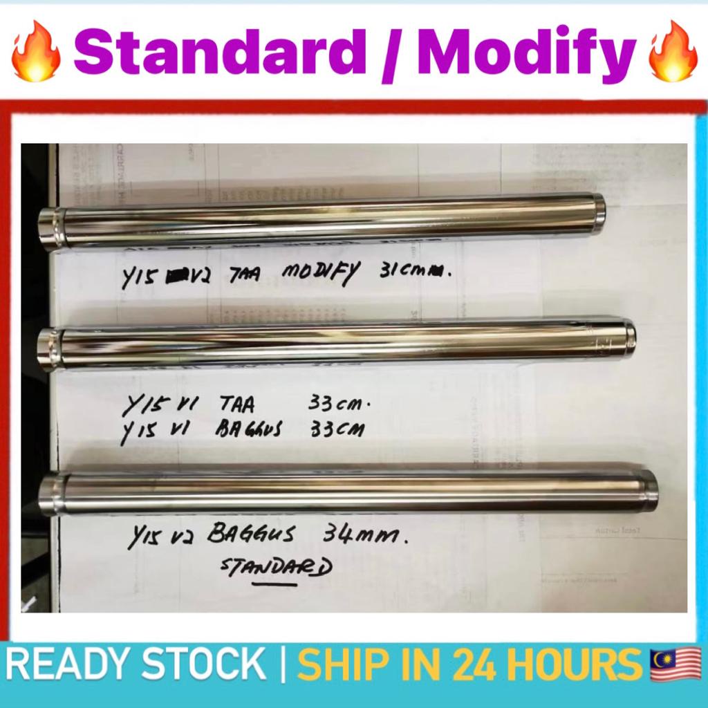 (SET) YAMAHA YSUKU Y15ZR Y15 V1 V2 FORK TUBE FRONT FORK DEPAN INNER TUBE PNP SRL115 LAGENDA 115 ...