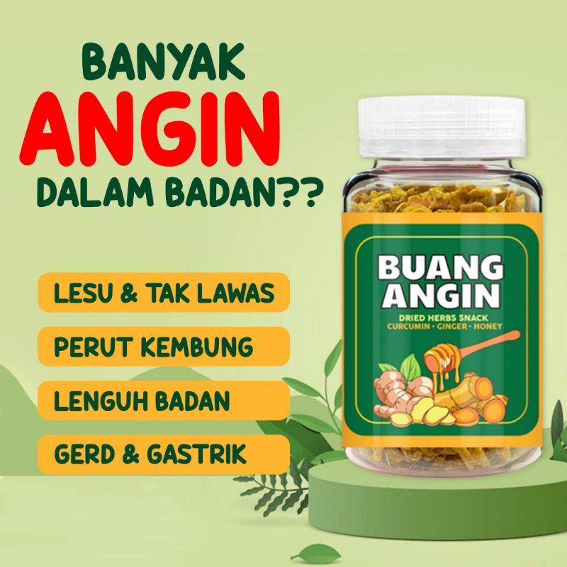 Snek Sedap Herba Buang Angin Badan / Kembung Perut / Gerd/ Gastrik ...