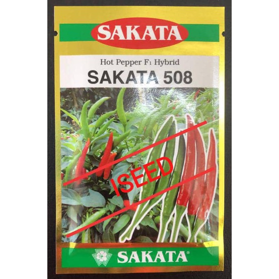 SAKATA CHILI API 508 5G Biji Benih Cili Padi Original Hot Pepper F1 ...