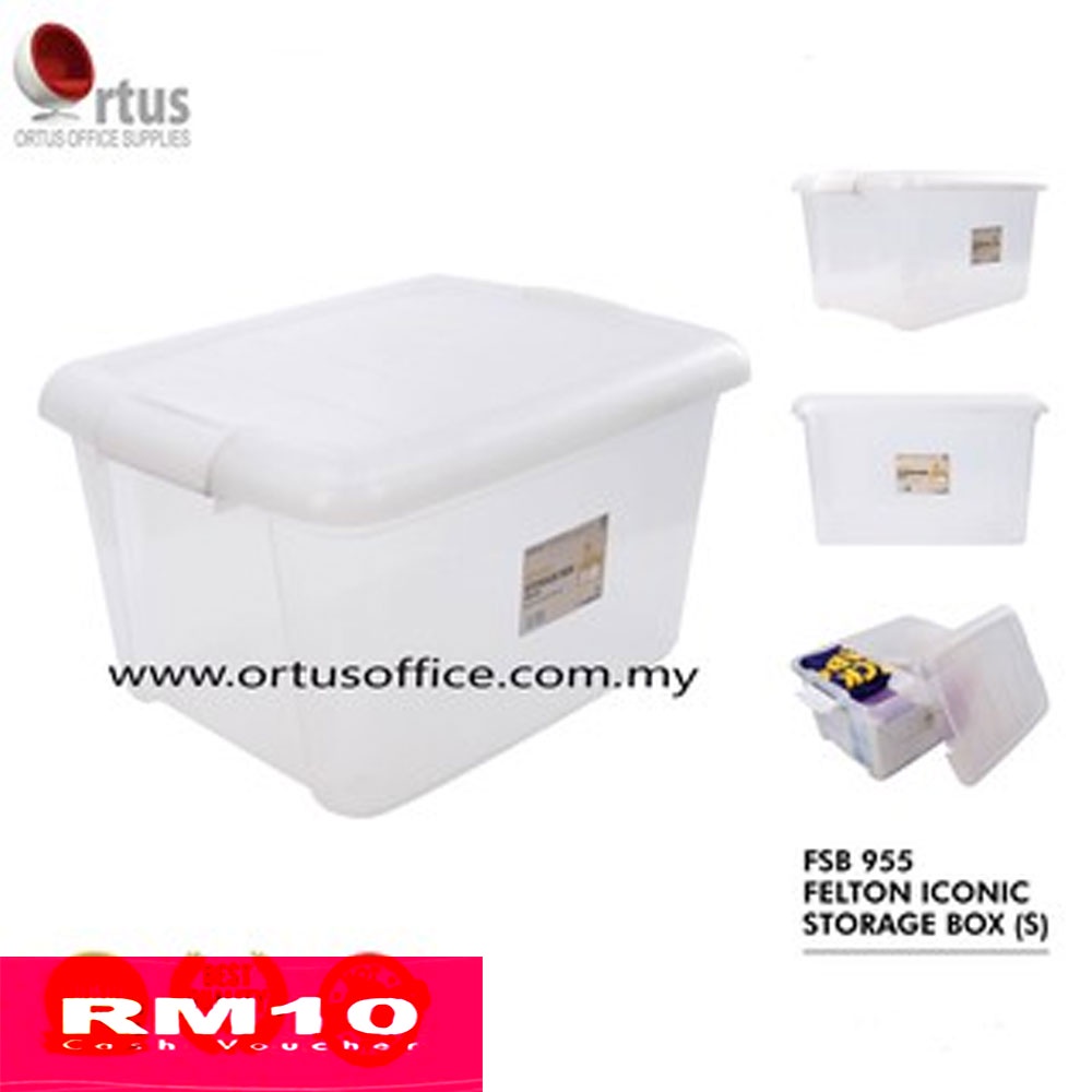 Iconic Storage Box (20L) / Plastic Storage Box /Kotak Simpanan /Storage ...