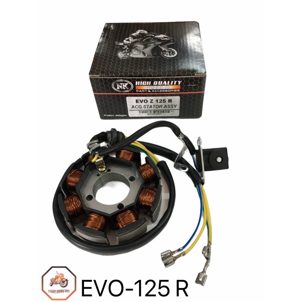 MAGNET STATOR COIL/FUEL COIL DEMAK EVO Z -125 R | Shopee Malaysia
