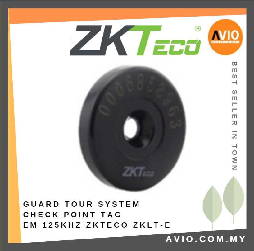 ZKTeco ZK Security Guard Tour Patrol Patrolling System ID EM 125KHz ...