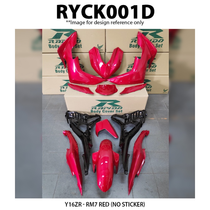 Rapido Cover Set Assembly Y16 Y16ZR RED YELLOW BLUE BLACK KOSONG NO ...
