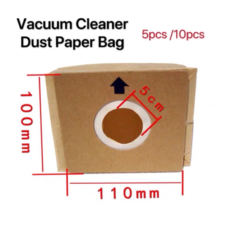 🔥READY STOCK🔥Vacuum Cleaner Dust Paper Bag (5/10pcs) | Shopee Malaysia