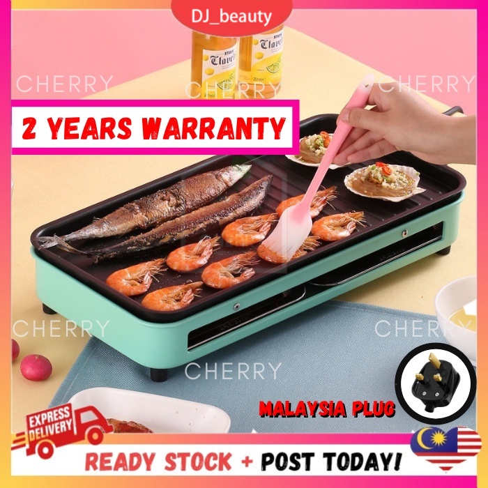 Dual Function Electric Barbeque BBQ Grill Electric Smokeless Detachable ...