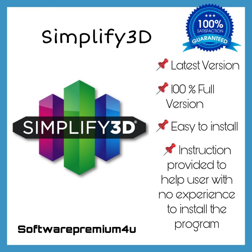 Simplify3D 4.1.2 (2019) 🔥【Latest】🔥 | Shopee Malaysia