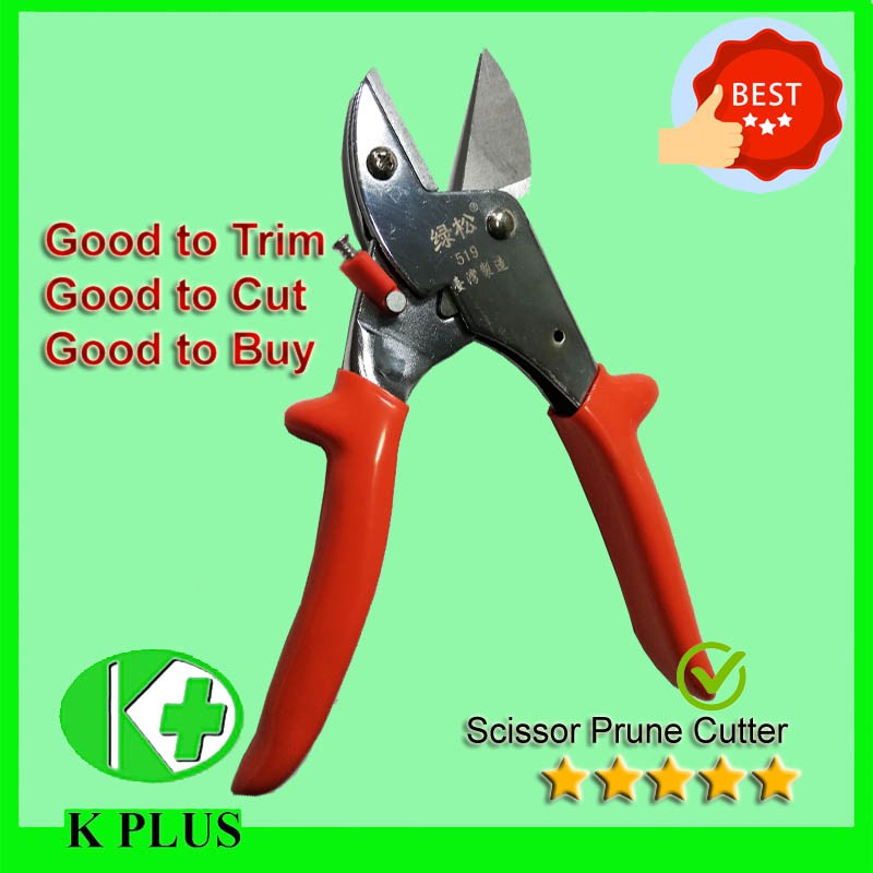 Prune cutter scissor setting block 鲸鱼头剪刀 gunting berkebun plant trimmer ...