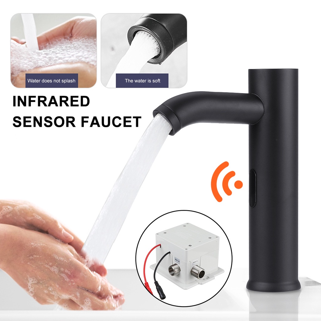 Sink Faucets Water Tap Automatic Infrared Sensor Faucet Deck Mount ...