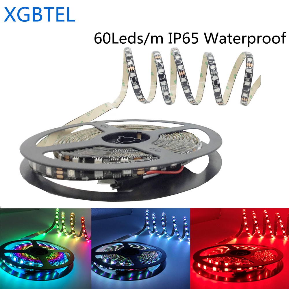 DC12V WS2811 LED Strip 5050 RGB Addressable Led Pixel Strip Light Full ...