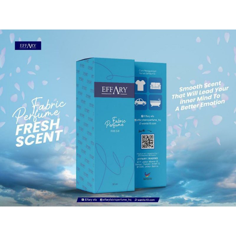 EFFARY 🔥🔥[BUY 3 WITH RM55]🔥🔥 | FABRIC PERFUME 50ML + FREE GIFT | Shopee ...