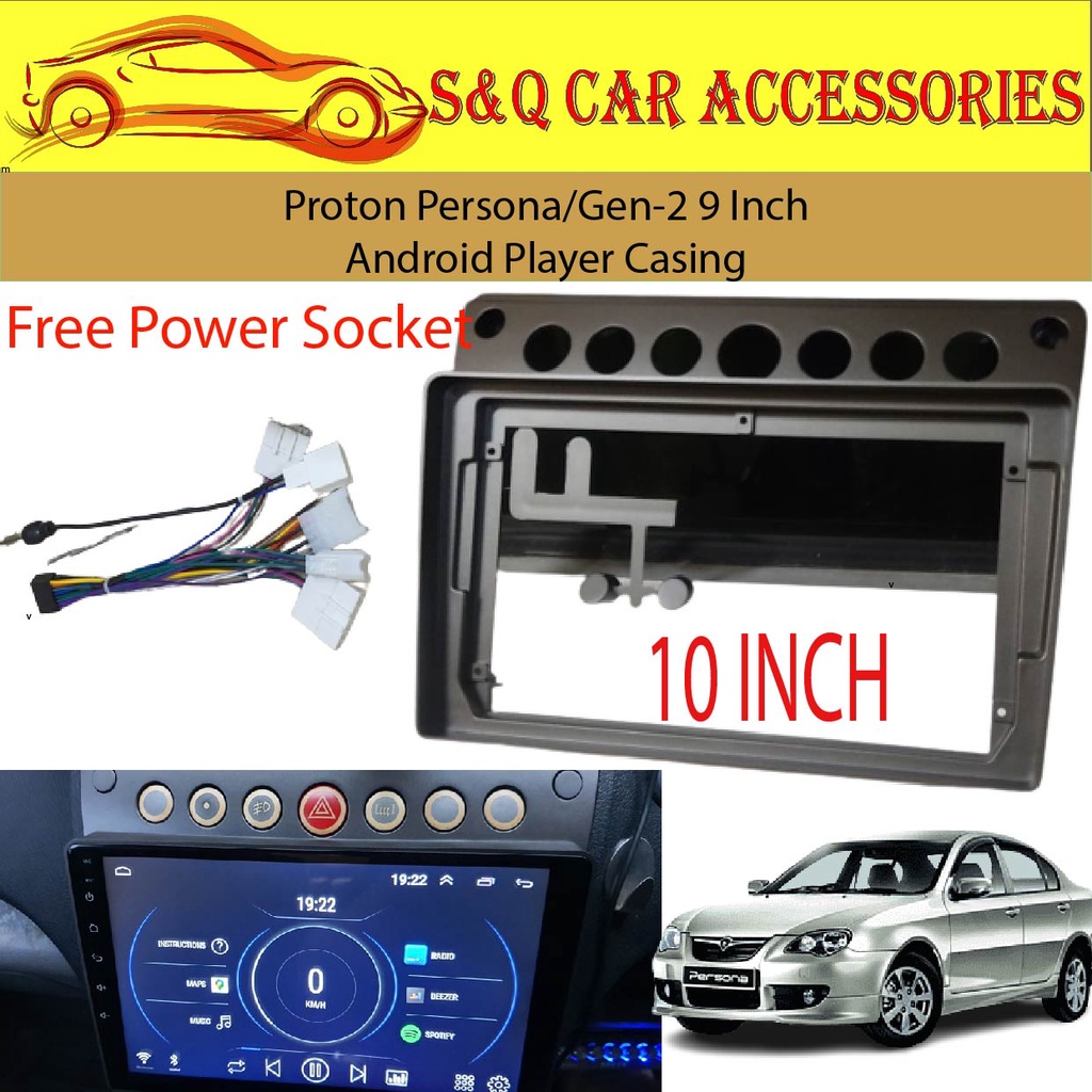Proton Persona/Gen-2 9 Inch Android Player Casing(Free Power Cable ...