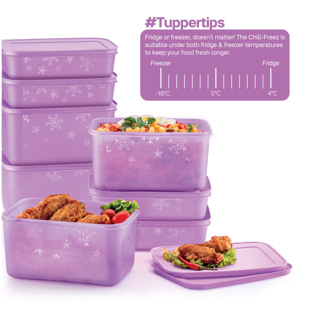 Tupperware Snowflake Square Round Set ( 8/12pcs) / So Fresh Set ( 5pcs ...