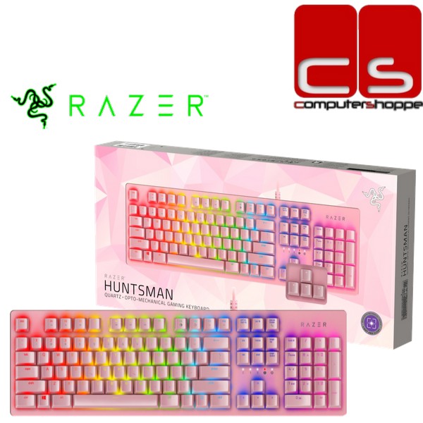 Razer Huntsman Quartz Pink Editon Opto-Mechanical Gaming Keyboard ...