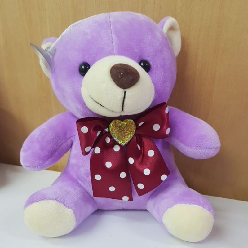 (CLEARANCE) - Soft Toy Purple Bear - 1unit | Shopee Malaysia