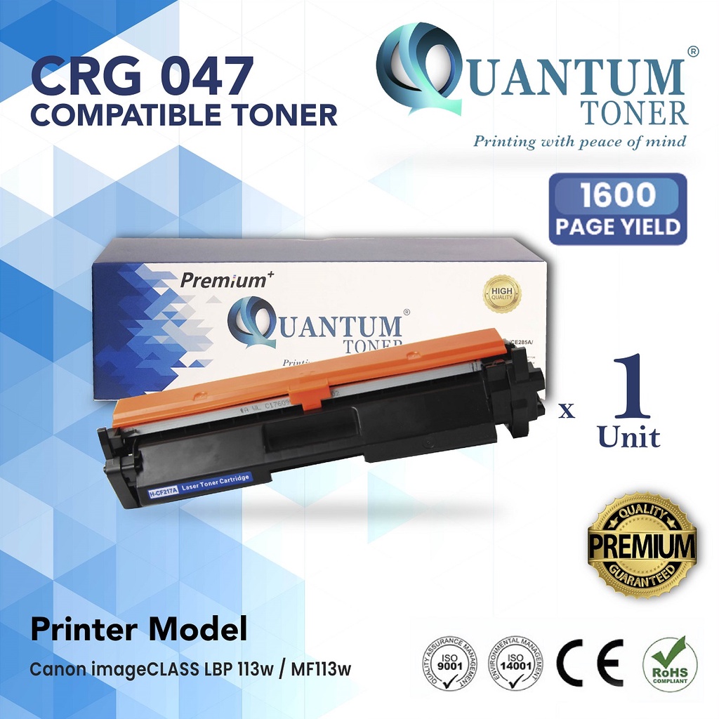 Compatible Toner Cartridge CRG 047 047H for Canon LBP113w LBP113 LBP ...