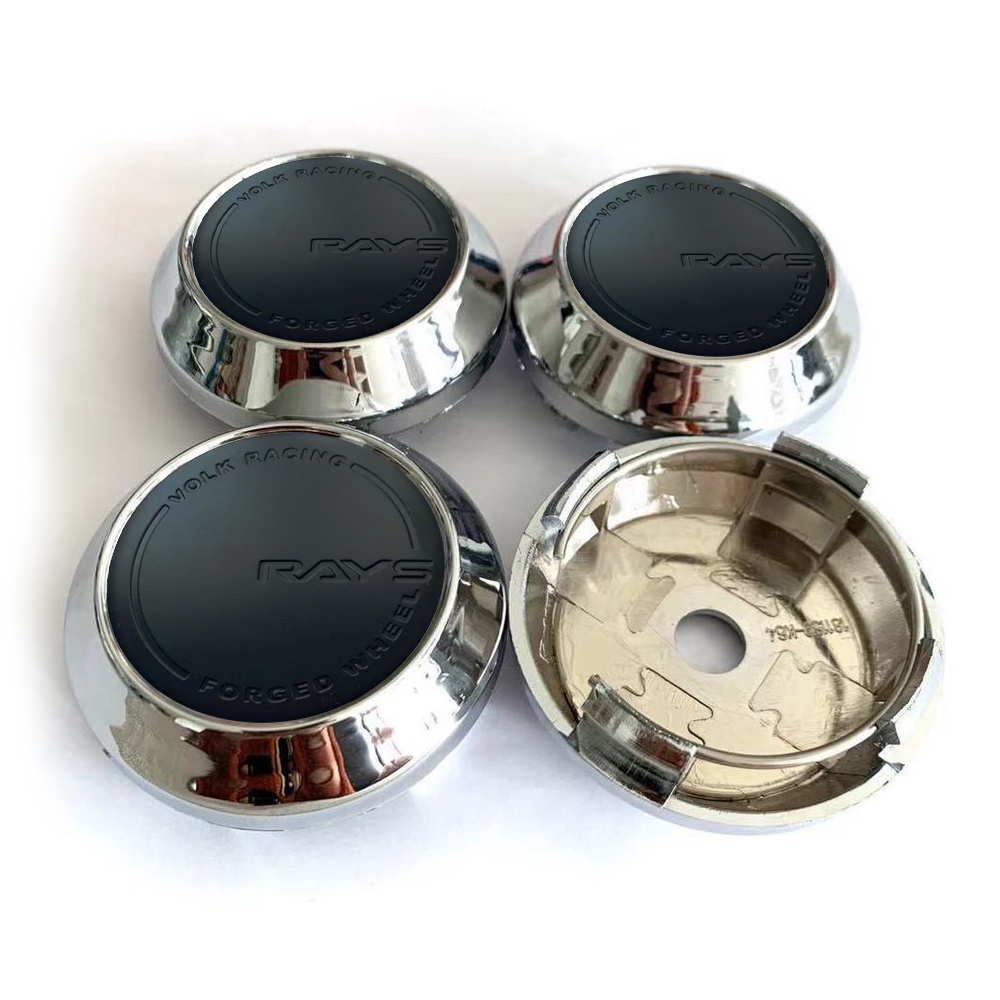 4pcs 60/64/65/68/69MM RAYS black logo Center Cover Rim Hub Cap Center ...