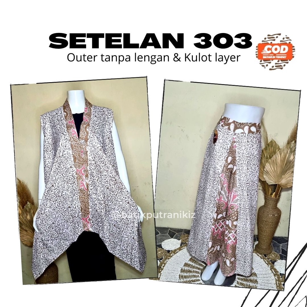 Yukensi Outer Suit & Women's Layer Culottes with 303 Motif | Shopee ...