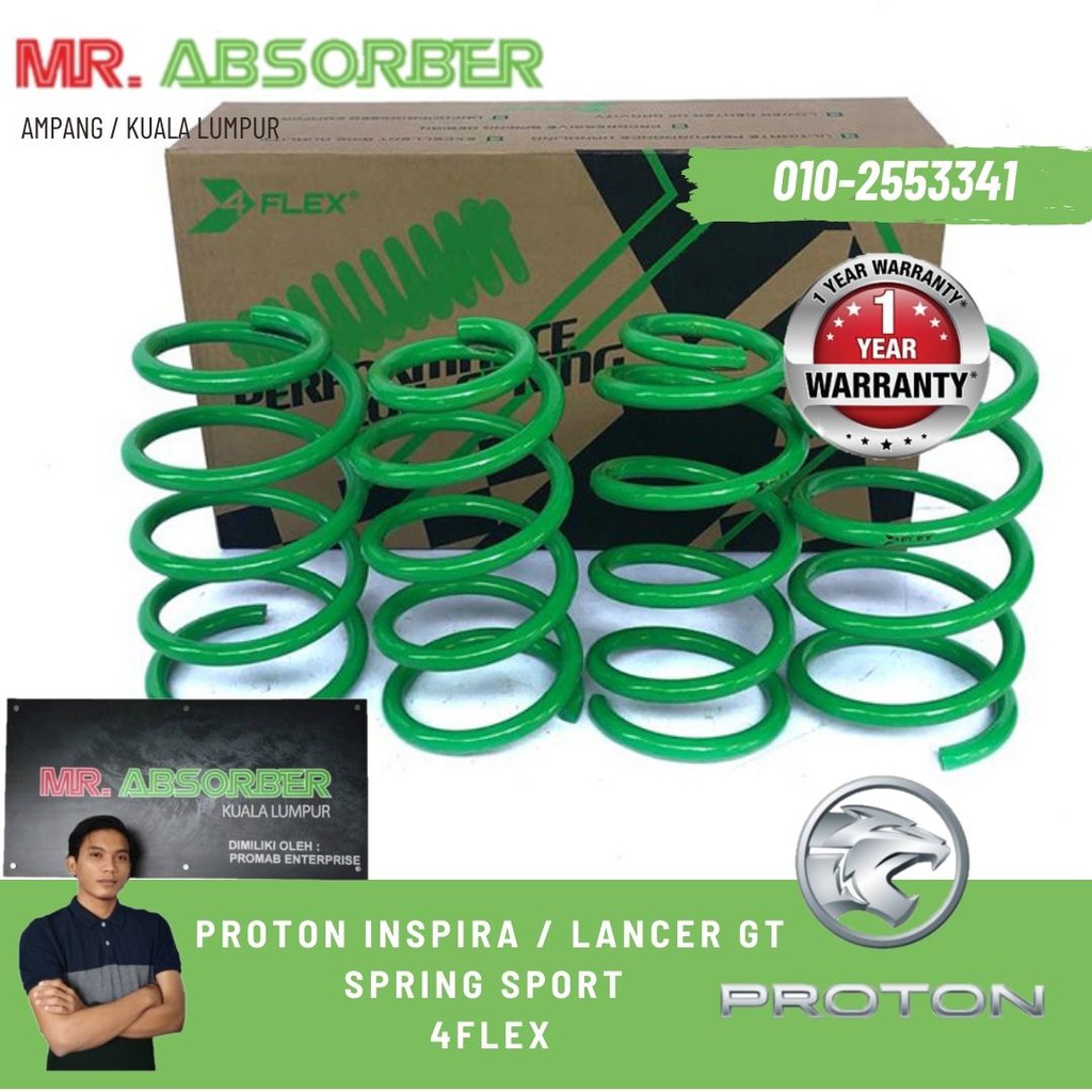 SPRING SPORT 4FLEX PROTON INSPIRA / LANCER GT | Shopee Malaysia