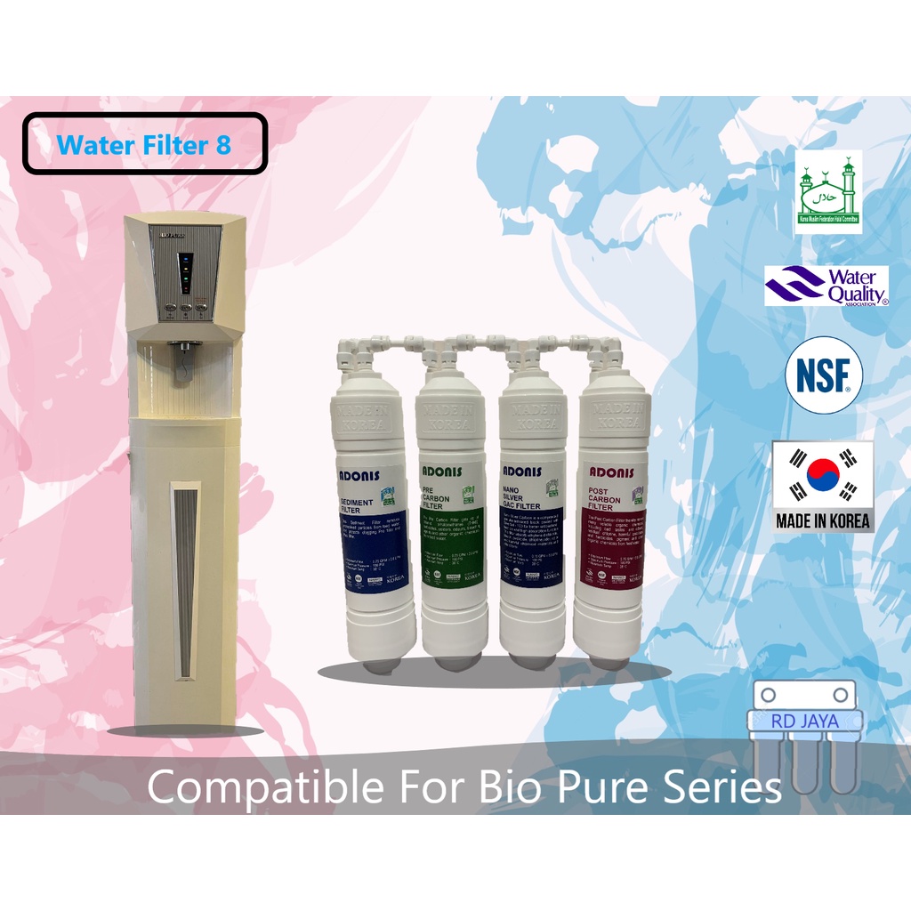 Bio Pure Series Compatible Water Filter Halal Made In Korea | Shopee ...