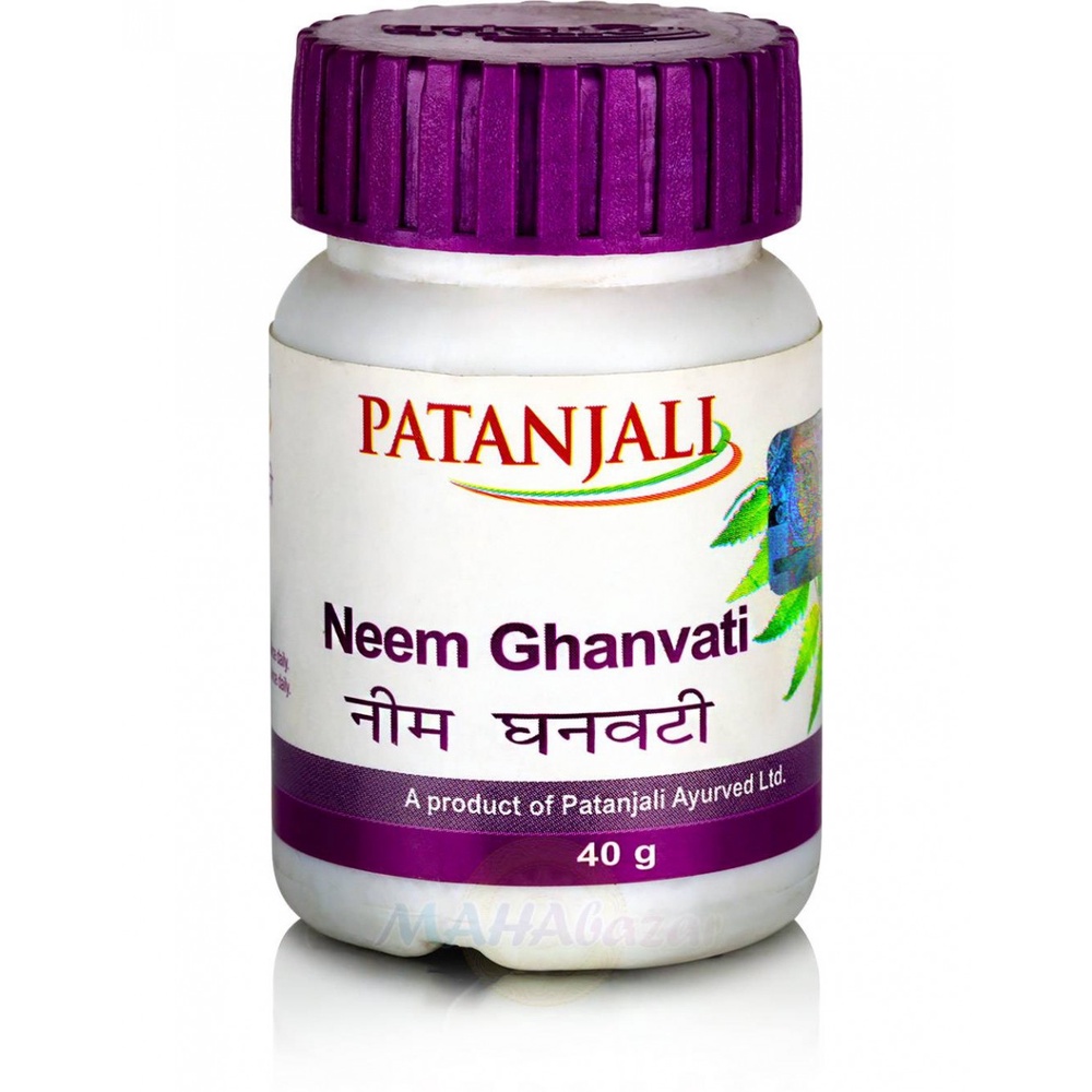 PATANJALI Neem Ghan Vati 40g | Shopee Malaysia