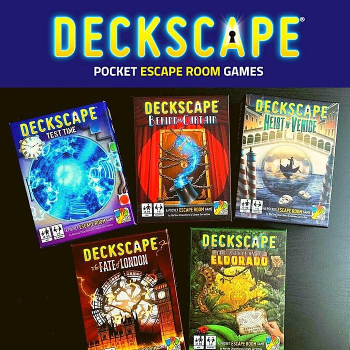DECKSCAPE Pocket Escape Room Games! TEMPORARILY NO ONLINE SALES UNTIL ...