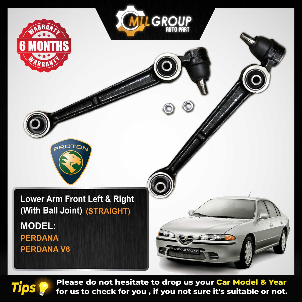 (MLL) PROTON PERDANA/PERDANA V6 LOWER ARM FRONT STRAIGHT LEFT & RIGHT ...