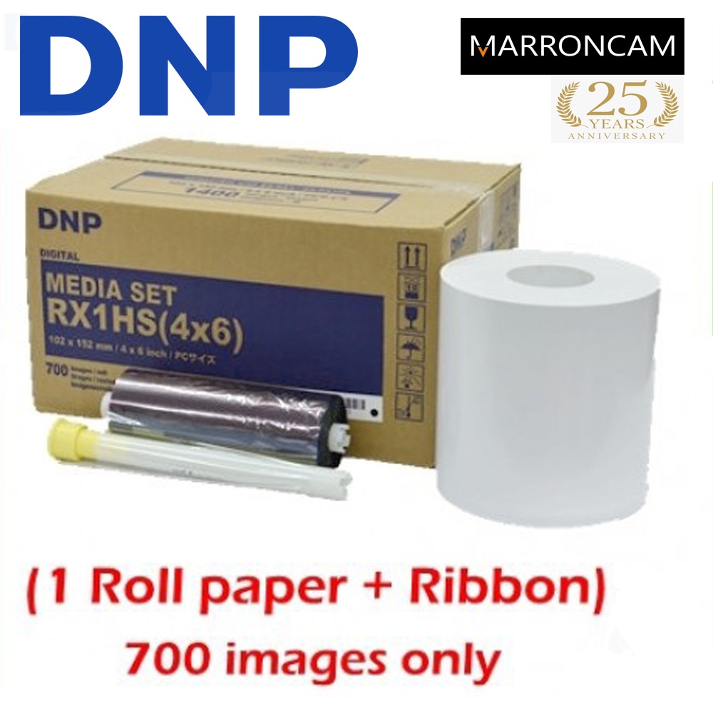 DNP 4 x 6" Media Set for DS-RX1HS & RX1 Printers (1 Roll paper + Ribbon) | Shopee Malaysia