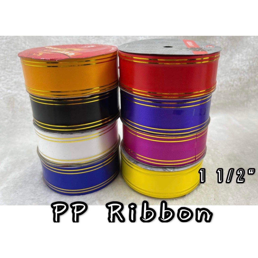 1 1/2” Goldedge Plastic PP Ribbon / 1 1/2” PP l FRiben Plastic / PC ...
