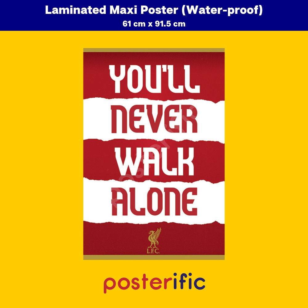 Liverpool FC (You'll Never Walk Alone) - Poster (61 cm X 91.5 cm ...