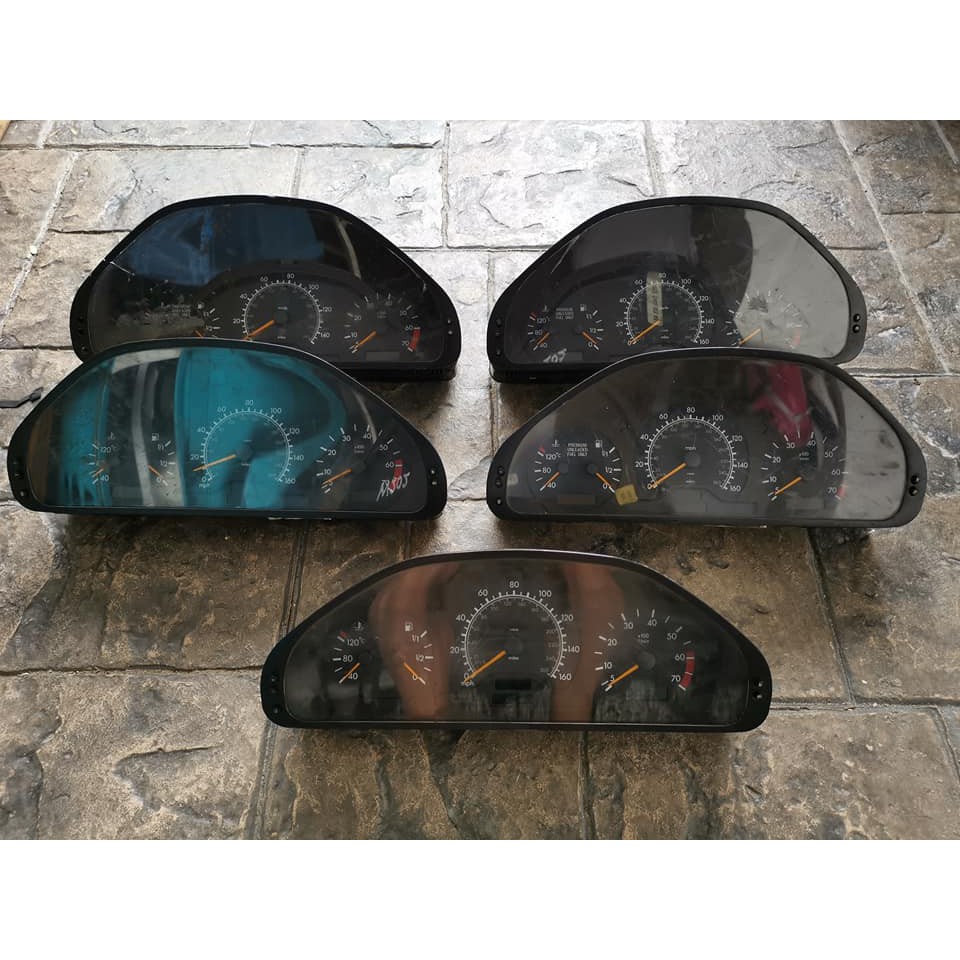 Mercedes W202 MPH KMH Cluster Speedometer Meter | Shopee Malaysia