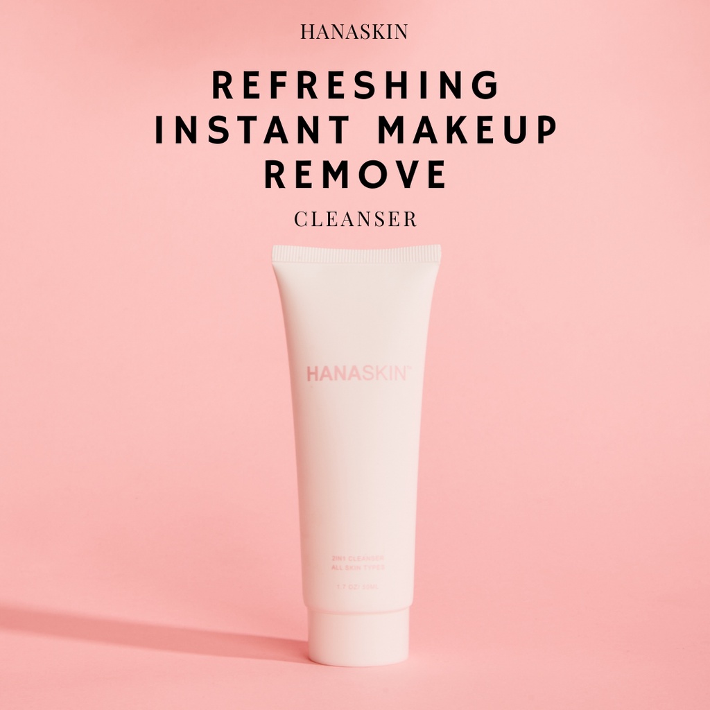 HANASKIN Cleanser & Makeup Remover 50ml | Shopee Malaysia