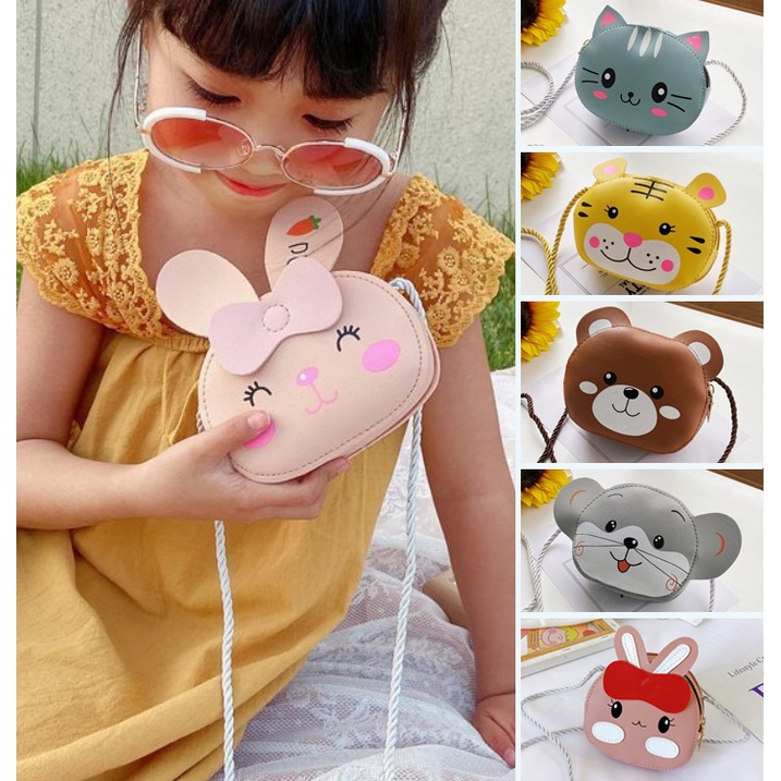 Kids Girl Cute Cartoon Sling Shoulder Bag Pouch | Shopee Malaysia