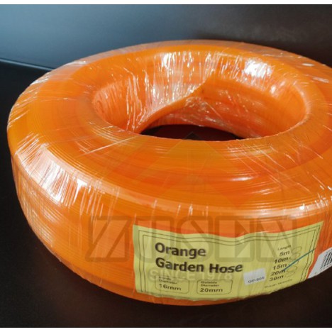 HOKAH Orange Garden Hose PVC 16MM x 1.5MM X 5M /16MM x1.6MM X 10M/16MM x 1.6MM x 15M/16MM x 1 ...