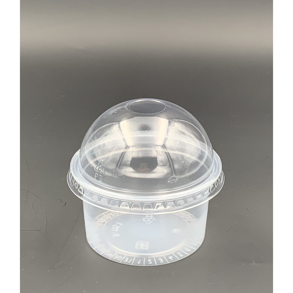 4oz Round Container with Dome Lid [ 100pcs± ] EC E115T - Disposable ...