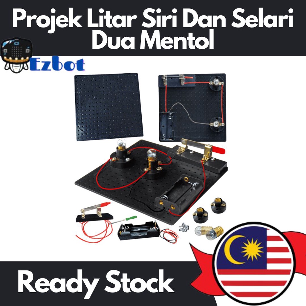 Ready Stock Litar Siri Dan Selari Projek Litar Elektrik Sains Dua ...