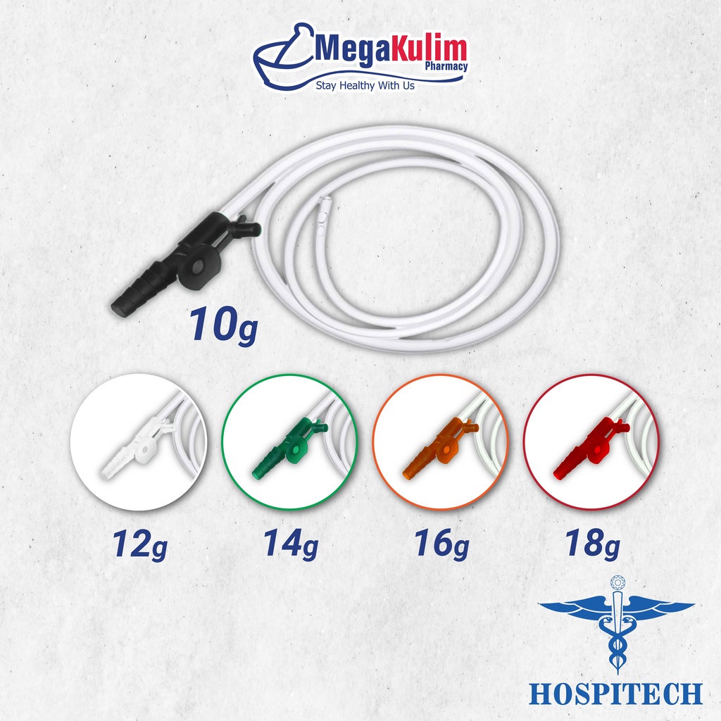 Hospitech Suction Catheters ( Sterile ) 1pcs | Shopee Malaysia