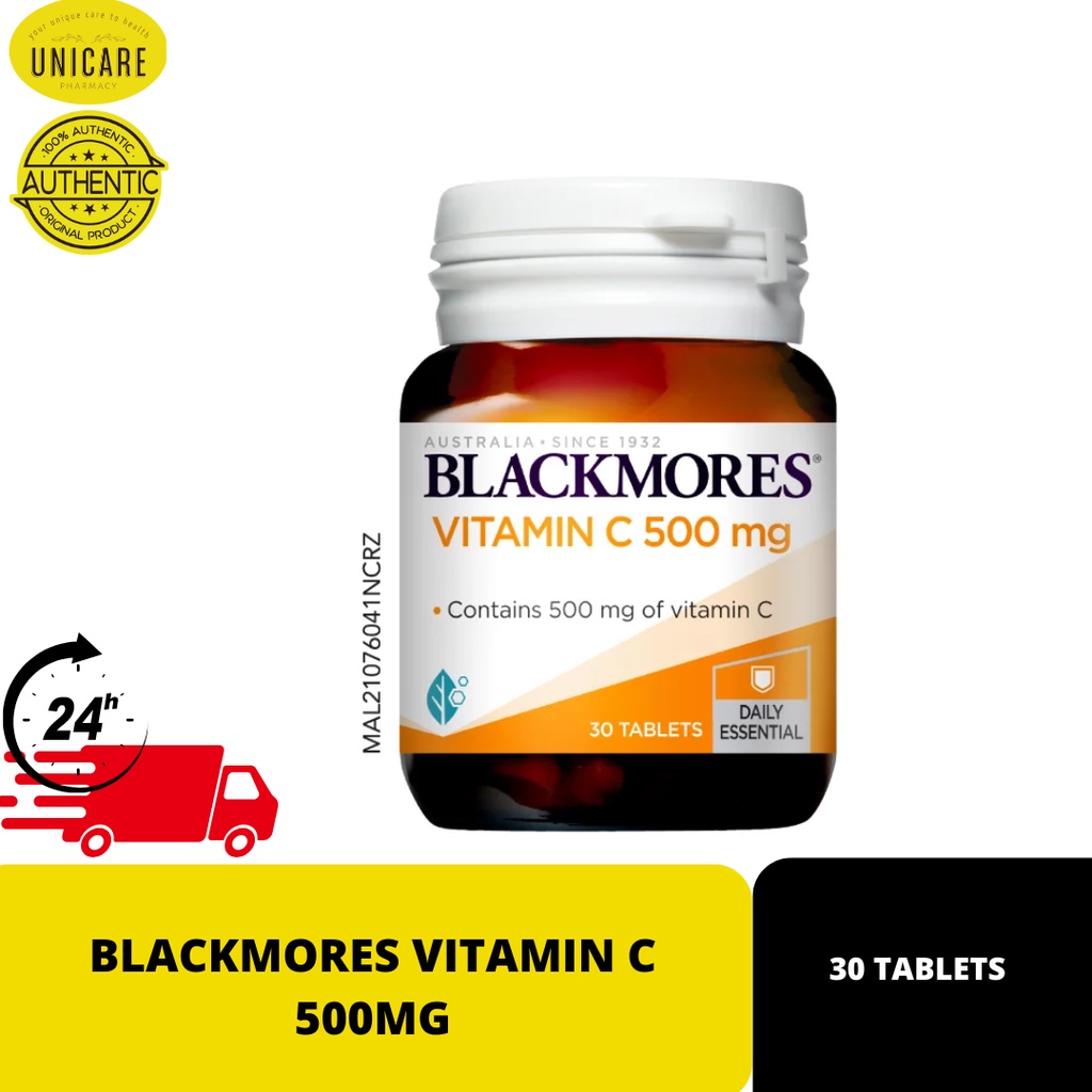 BLACKMORES VITAMIN C 500MG (30 TABLETS) | Shopee Malaysia